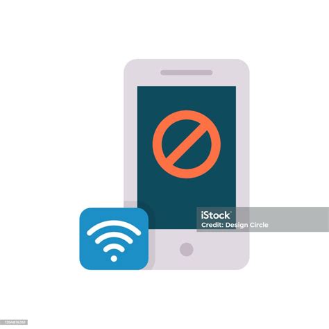 와이파이 비활성화 벡터 플랫 아이콘 디자인 일러스트레이션 흰색 배경 Eps 10 파일에 웹 및 모바일 응용 프로그램 기호 0명에 대한 스톡 벡터 아트 및 기타 이미지
