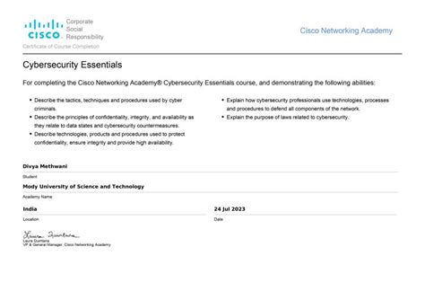 Divya Methwani On Linkedin Cisconetworkingacademy Ciscocertification