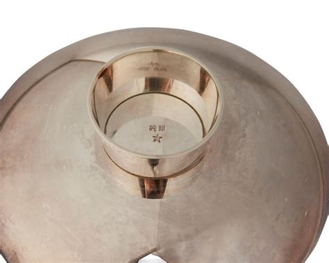 Lot Two Japanese Jungin Silver Ceremonial Sake Cups