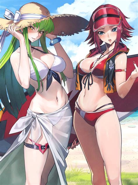 C C Kouzuki Kallen Code Geass Code Geass Genesic Re Code Artist