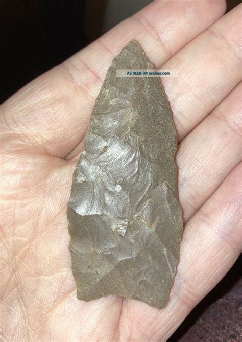 Authentic Indian Artifacts Arrowheads Pre 1600 Paleo Clovis Point Rare