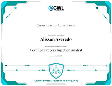 Congrats Alisson De Oliveira Cpia Done — Now Fluent In Stealthy… Cyberwarfare Labs
