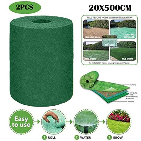 Wxx Grass Seed Mat Roll Biodegradable Lawn Seed Mat Backyard Plant