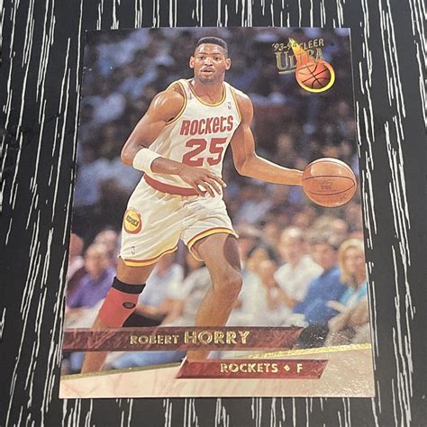 Robert Horry Rockets 1995 96 Topps Basketball Top Flight Robert Horry