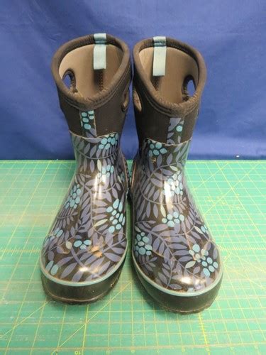 Bogs Classic Mid Pull On Rain Boots Womens Sz 9 Waterproof Neo Tech Ebay