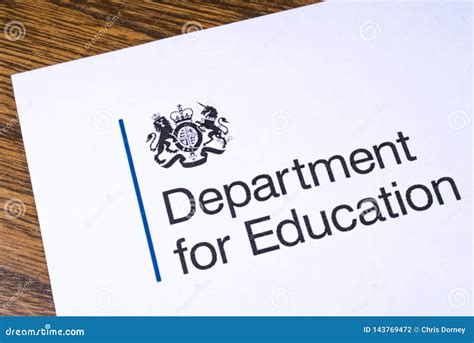 Uk Department For Education Editorial Photography Image Of