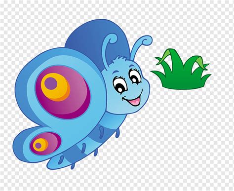 Kupu Kupu Kartun Gambar Serangga Kupu Kupu Biru Kupu Kupu Group