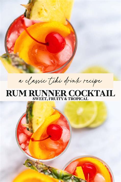 The Original Rum Runner Cocktail Recipe An Edible Mosaic™