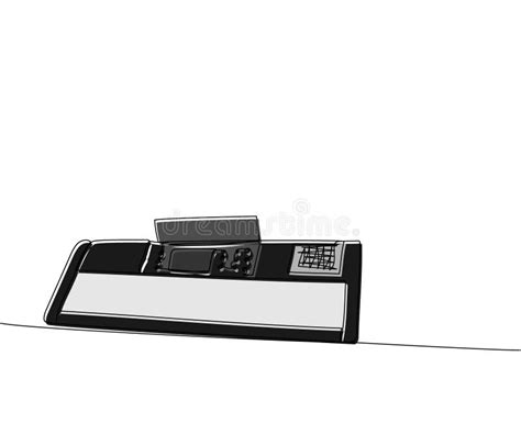 Electronic Musical Keyboard Synth Stock Illustrations 727 Electronic