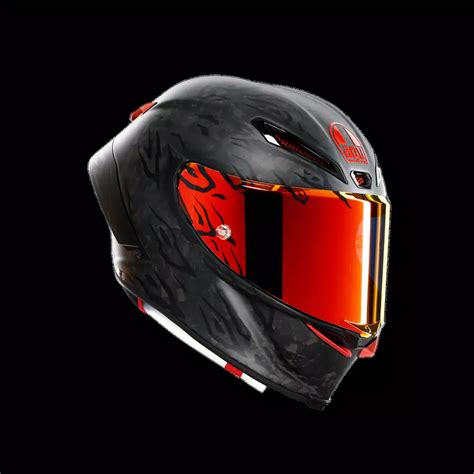 Pista Gp Rr Pantera Motorbike Full Face Helmet E2206 Dot Agv