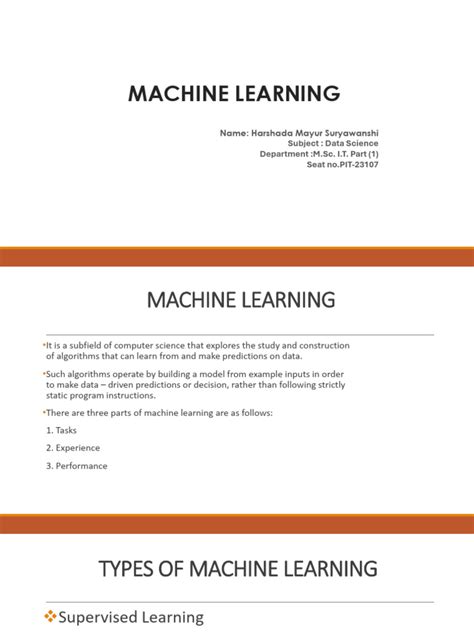 presentation1 pdf pdf machine learning learning