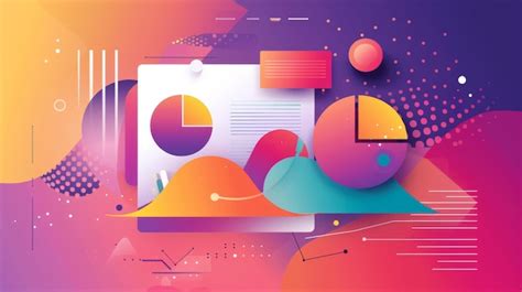 This Abstract Image Represents Data Analysis Business Growth And