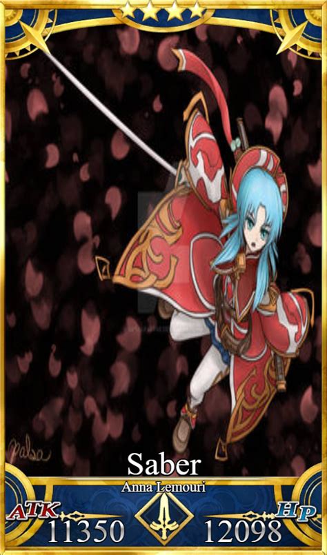 Saber Fate Crossover Anna Lemouri Fate Crossover Wiki Fandom