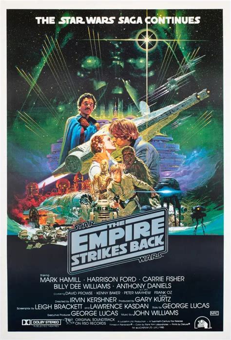 Noriyoshi Ohrai Vintage The Empire Strikes Back 1980 Australian 1 Sheet