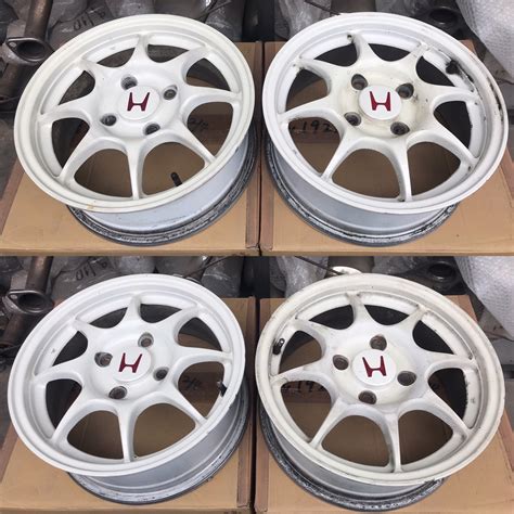 Used Jdm Dc2 Itr Type R 96 Spec Cw Wheels 15 4x1143