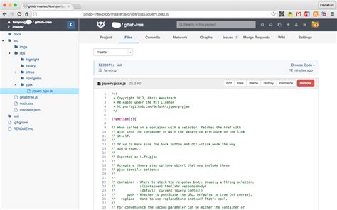 Chrome插件分享 Gitlab Tree 更方便的浏览gitlab上的代码 Frankfan 博客园