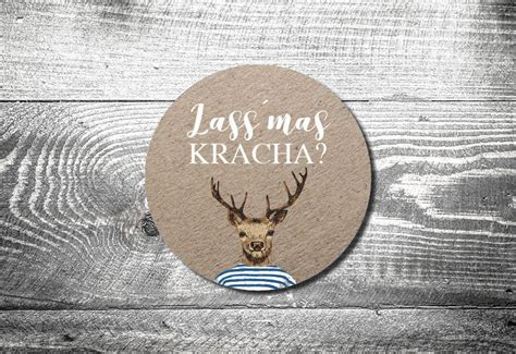 Bierdeckel Lass Mas Kracha Kartlerei