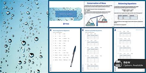 Ks3 Balancing Symbol Equations Teacher Made Twinkl