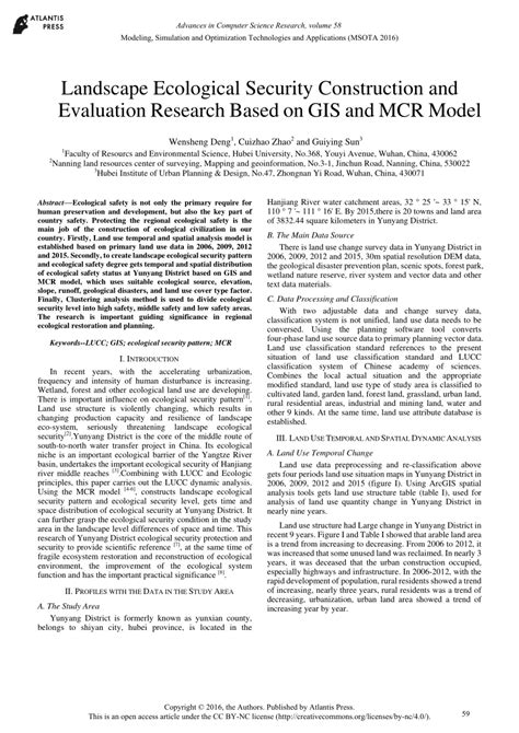 Pdf Landscape Ecological Security Construction And Evaluation