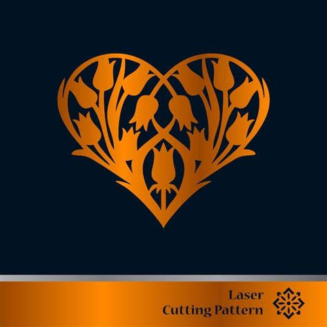 레이저 및 Cnc 절단 패널 템플릿 프리미엄 벡터