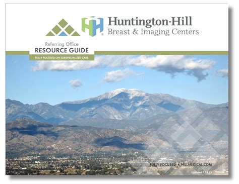 Huntington Hill Referring Office Resource Guide The Hill Medical