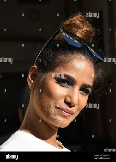 Bollywood Actress Poonam Pandey Seen During Media Interaction In