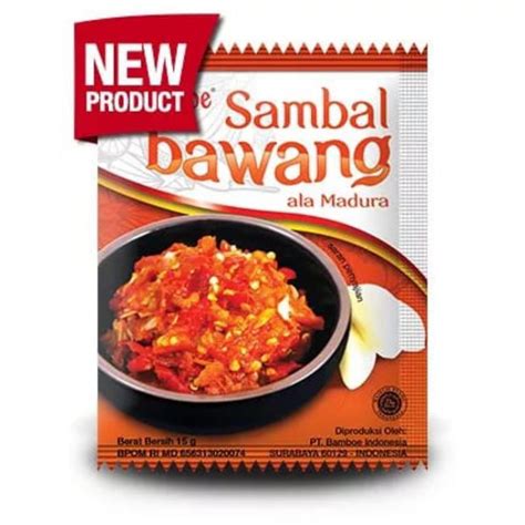 Jual Bamboe Sambal Bawang Sachet 15g Sambal Bawang Kemasan Sachet