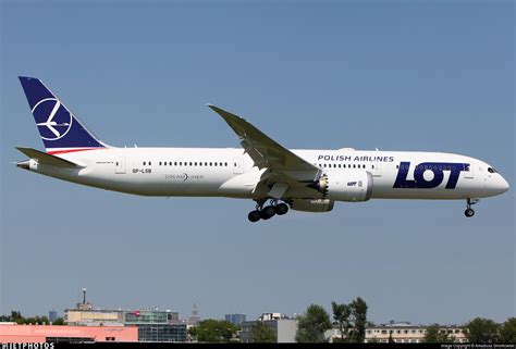 Sp Lsb Boeing 787 9 Dreamliner Lot Polish Airlines Arkadiusz