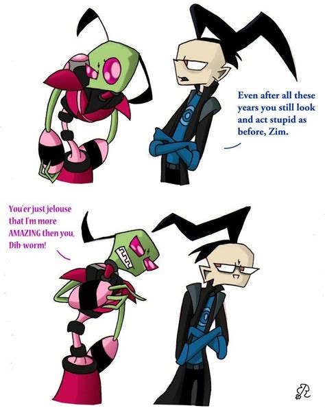 Zadr D Invader Zim Characters Invader Zim Dib Invader Zim