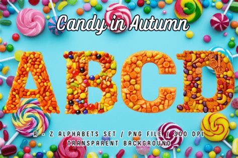2 Alphabet Candy Clipart Designs And Graphics