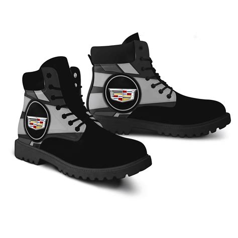 Cadillac Logo Boots All Sizes And Color Variants Available Cruzeon