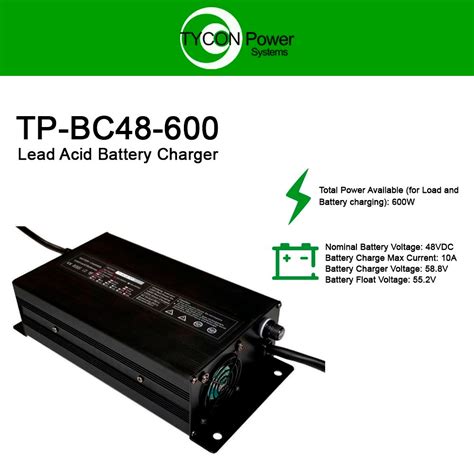 Tycon Power Tp Bc48 600 48v 600w Battery Charger