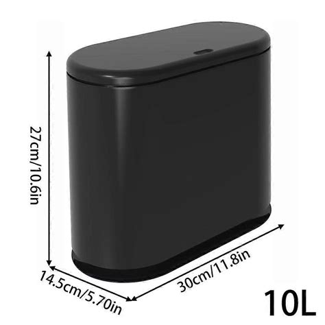 Table Waste Bin With Pop Up Lid Plastic Table Waste Bin 10l Cosmetic