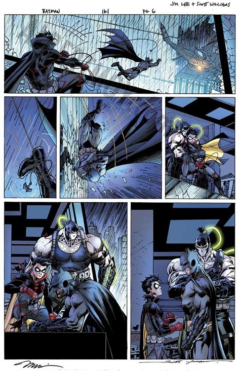 Albert Moy Original Comic Art Batman Hush 2 By Alex Sinclair