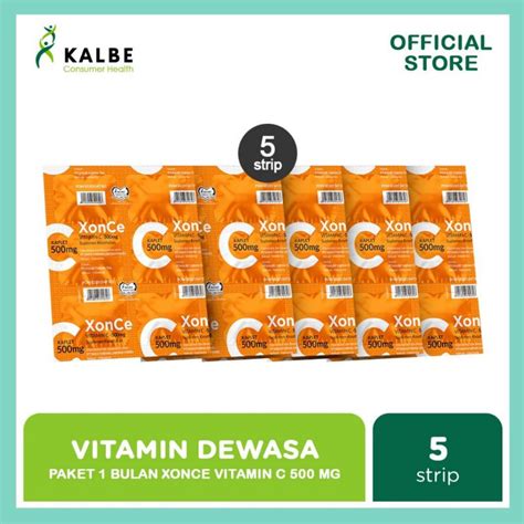 Jual Xonce Kaplet 500mg 5 Strip 30 Kaplet Shopee Indonesia