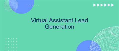 Virtual Assistant Lead Generation Savemyleads
