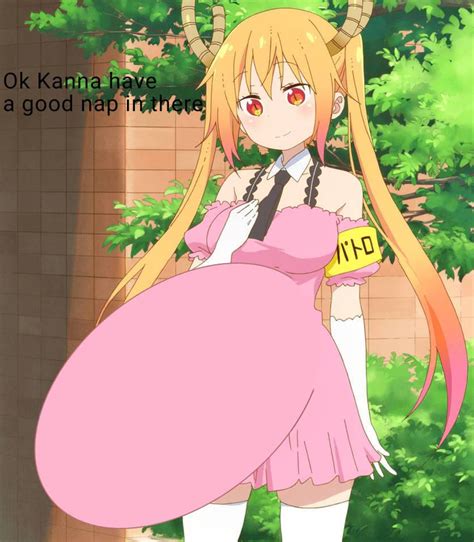 Kanna Naps In Tohrus Belly Vore Edit By Sorathefoxsavior On Deviantart