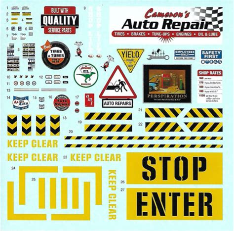 Photo Decals Amt Get On Up 2 Post Hydraulic Lift Amtppo17m12 Album