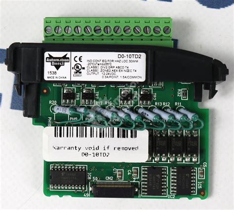 D0 10td2 By Automation Direct 12 24vdc 10 Point Sourcing Output Dl05 0