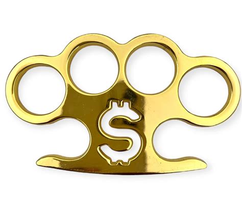 Brass Knuckle Dusters Anytime Blades