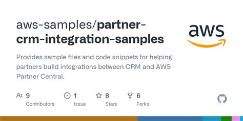 Releases · Aws Samplespartner Crm Integration Samples · Github