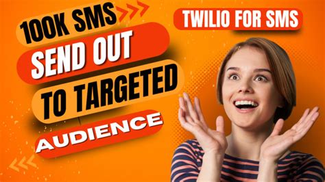 send out 100k bulk sms marketing to targeted audience with simple