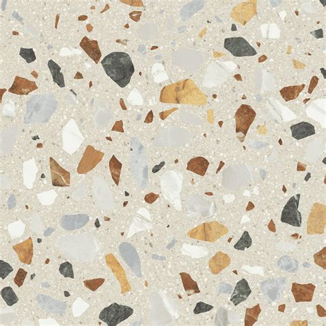 Cape Beige Natural Terrazzo Porcelain Tile For Speckled Floors