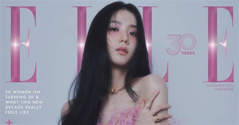 Jisoo Is Pretty In Pastels On Elle Singapore Cover
