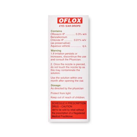 Oflox Eye Drops Benefits Precautions Prices And Uses