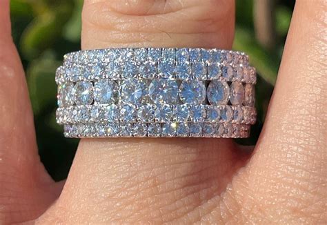Mens Diamond Ring Mens Wedding Band Men Diamond Wedding Etsy