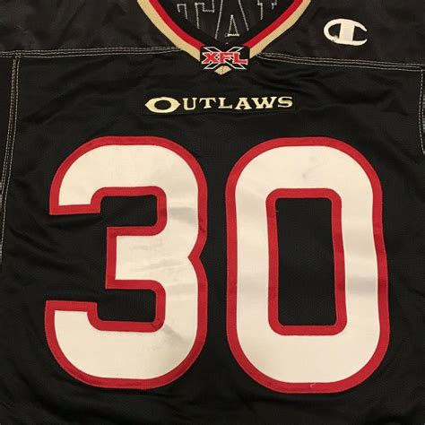 Rod Smart “he Hate Me” Las Vegas Outlaws Xfl Jersey Champion 46 Video