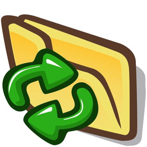 Folder Sync Icon Gartoon Redux Action Iconpack Gartoon Team