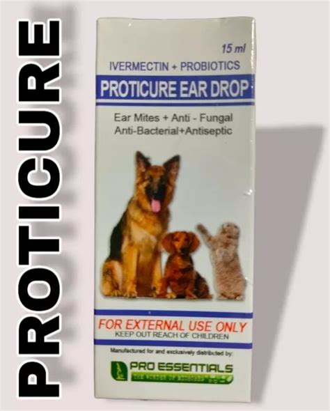 Proticure Ear Drops Ear Mites 15ml Lazada Ph