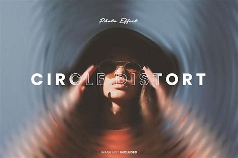 Premium Psd Circle Distort Photo Effect Psd
